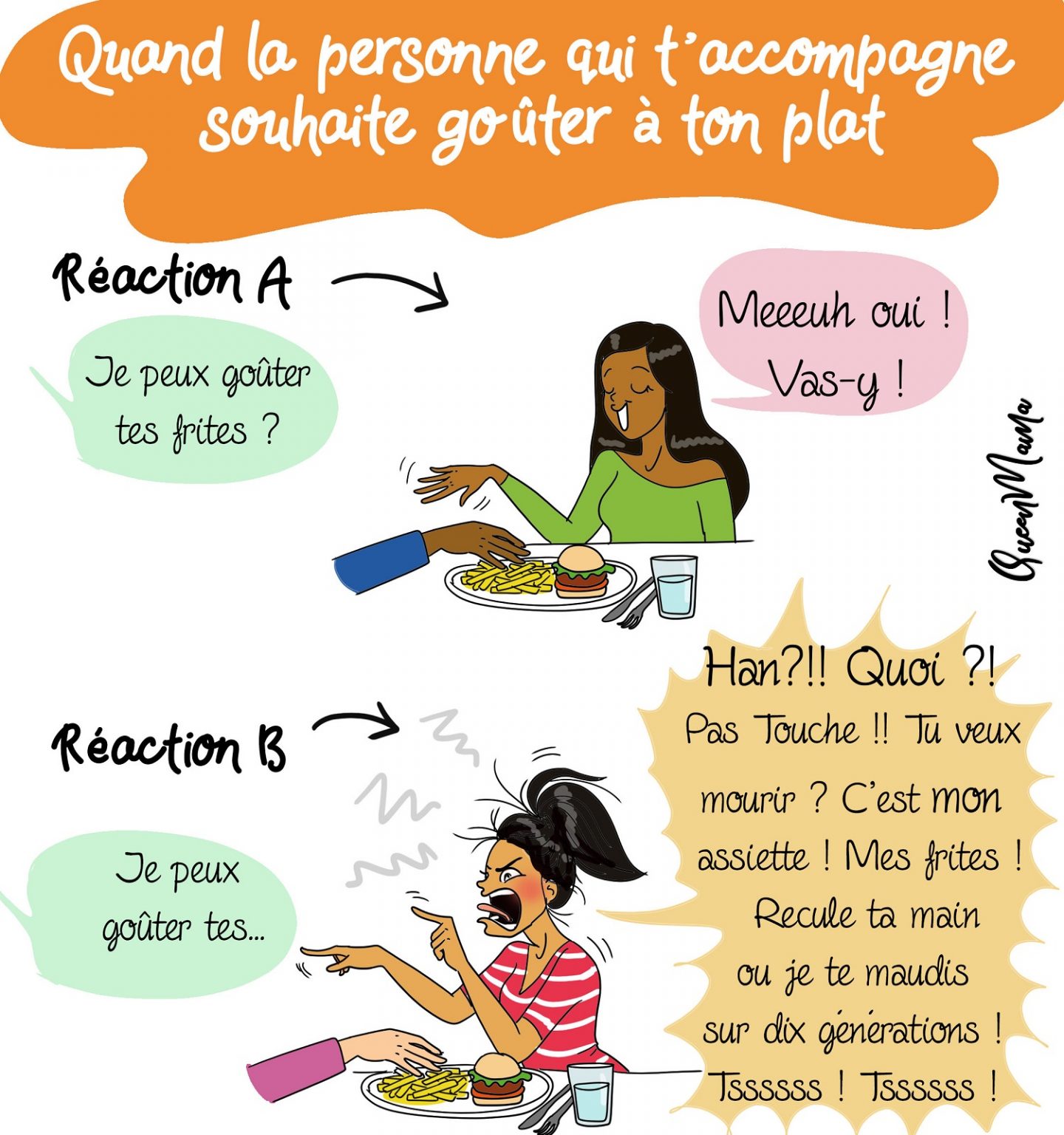 Ils y a ceux qui partagent leurs plats, et puis les autres – Queenmama